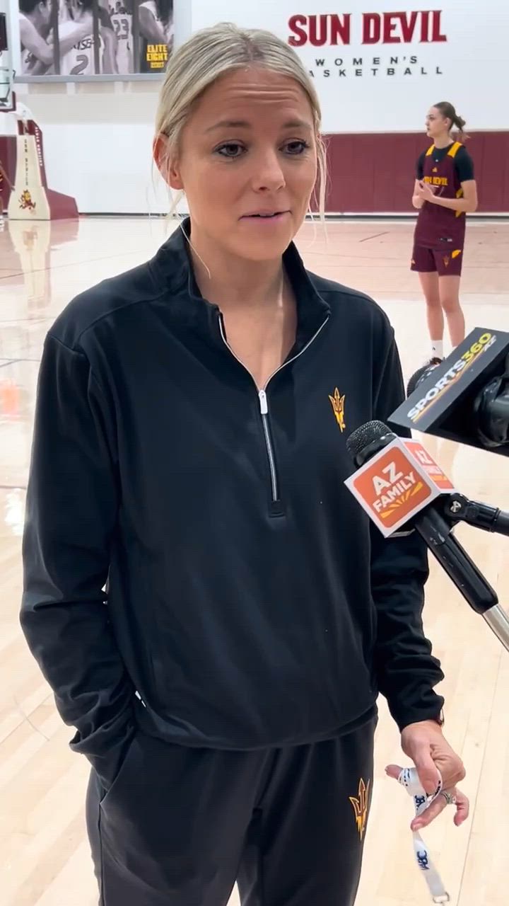 Arizona State Sun Devils head women's basketball coach Molly Miller on ...