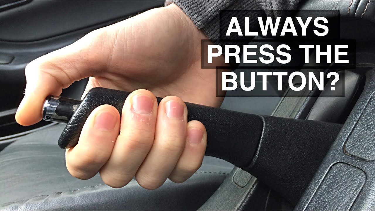 Always press the handbrake button? Myth busted