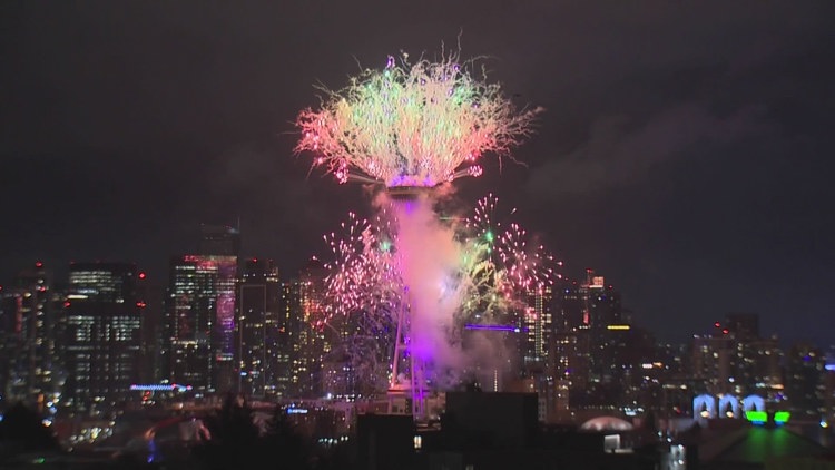 New Year's at the Needle firework show rings in 2026