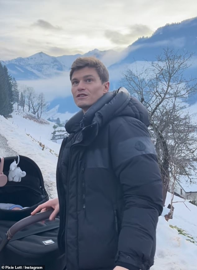 Baby's first Austrian Christmas: Pixie Lott shares a glimpse into her ...