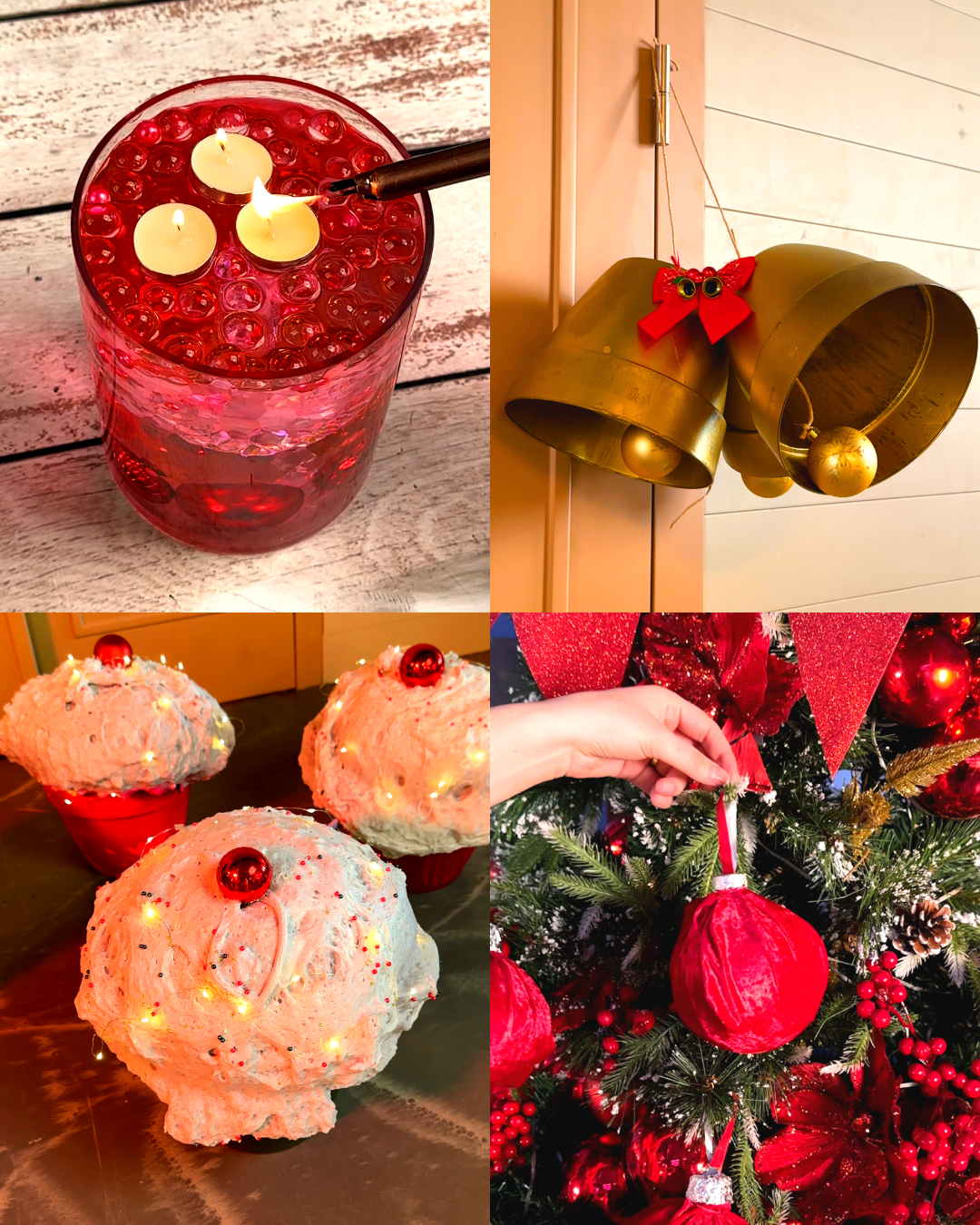 Creative holiday decor made from everyday things 🎄