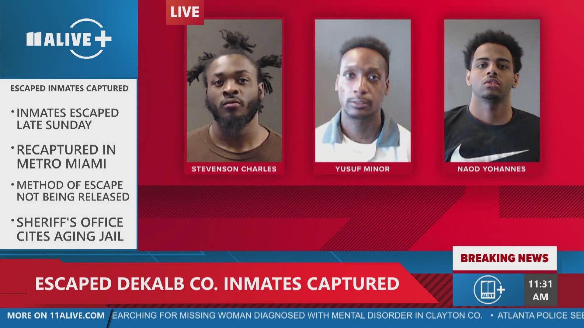 Key takeaways from DeKalb jail escape press conference