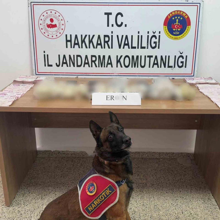 Hakkari’de 5 kilo 815 gram eroin ele geçirildi