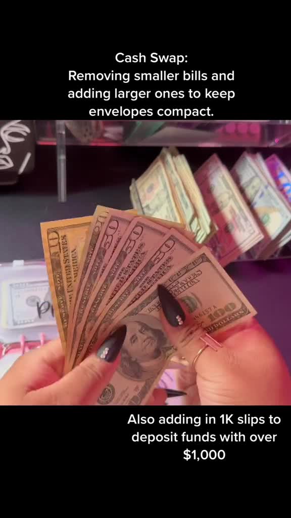 How I condense my sinking funds with a simple cash swap