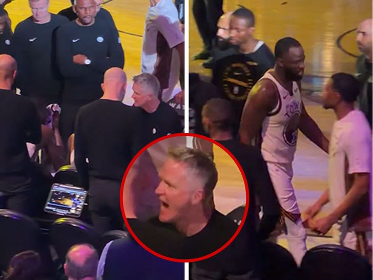 Draymond Green storms off to locker rooms after heated argument with ...