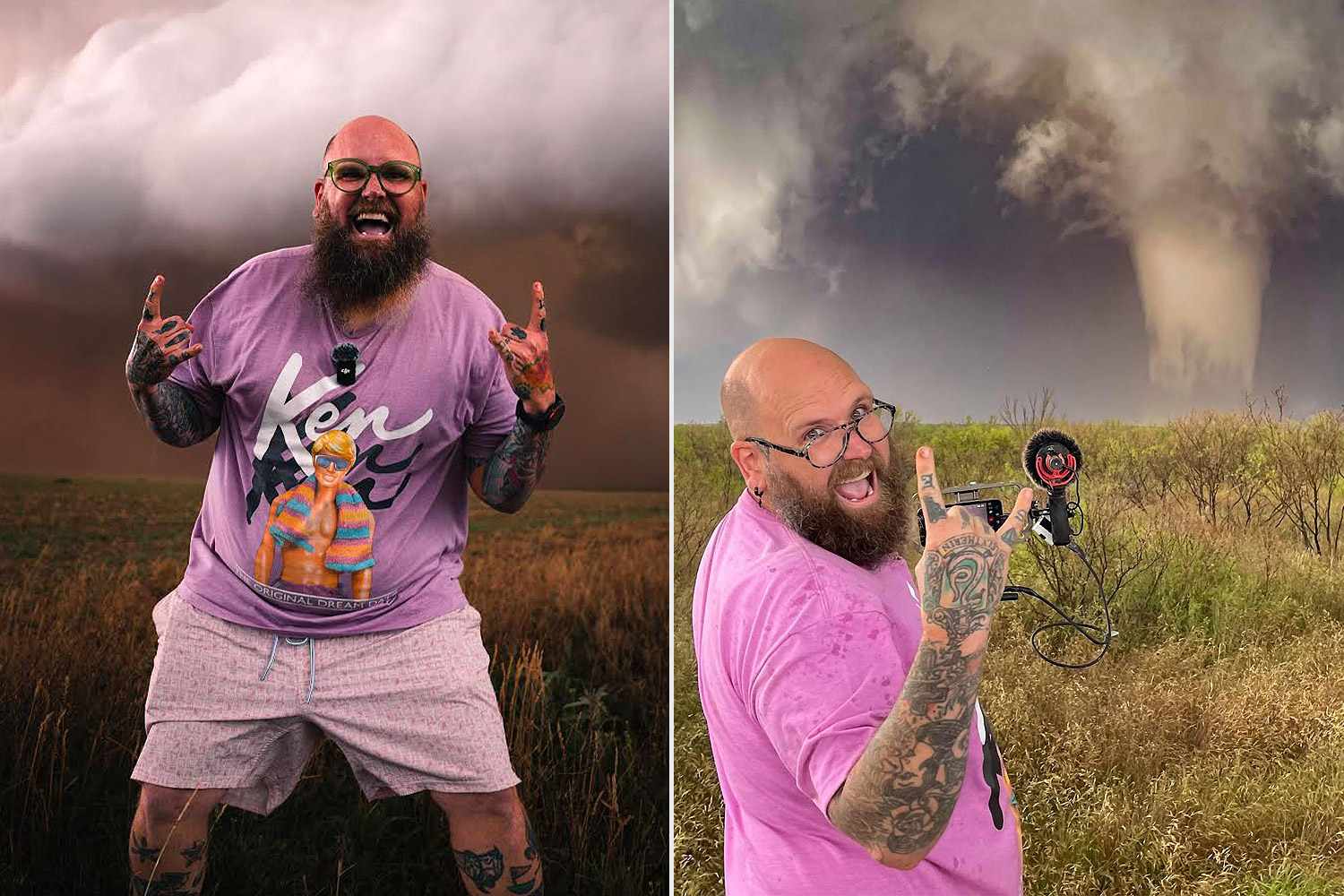 Years ago, he fled a tornado in panic. Now, he runs toward them as a ...