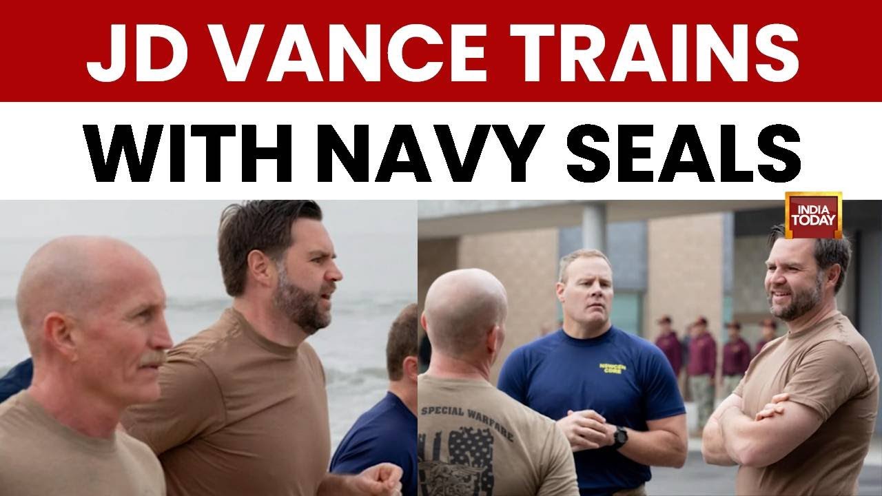 Vice President JD Vance joins Navy SEALs for intense 90-minute beach ...