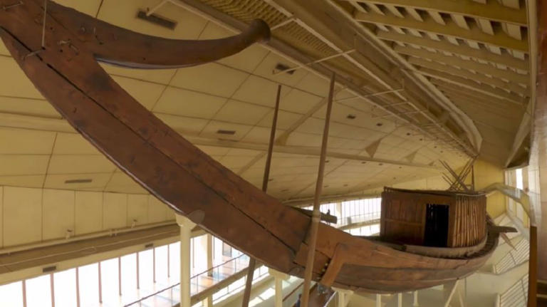 Egipto restaurará la barca solar del rey Keops: "El artefacto de madera ...