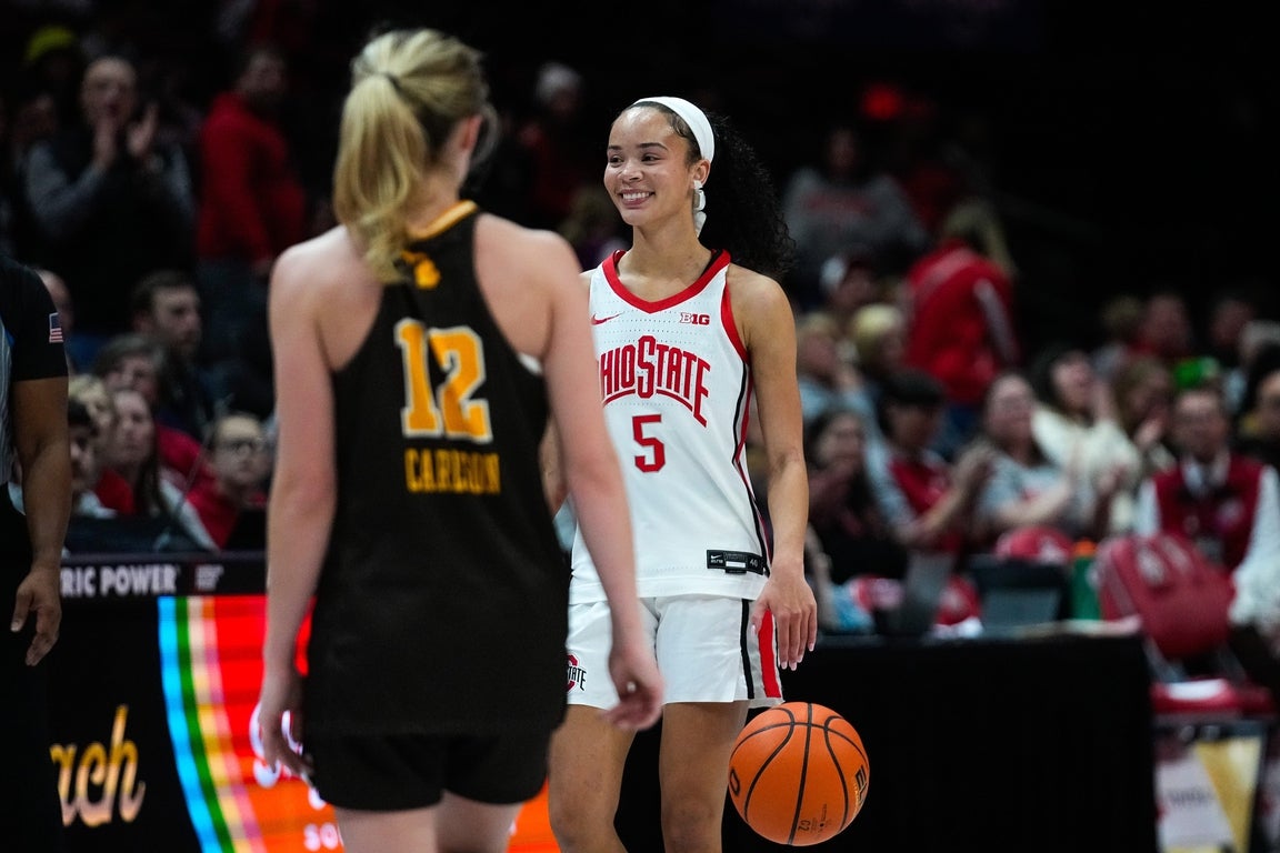Ohio State Buckeyes women's basketball guard Ava Watson, in photos