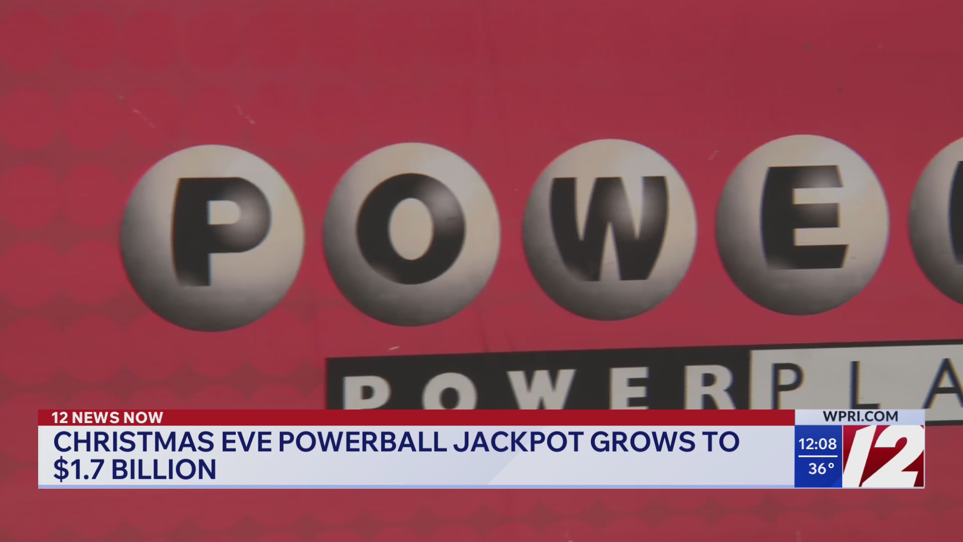 Christmas Eve Powerball jackpot grows to $1.7B