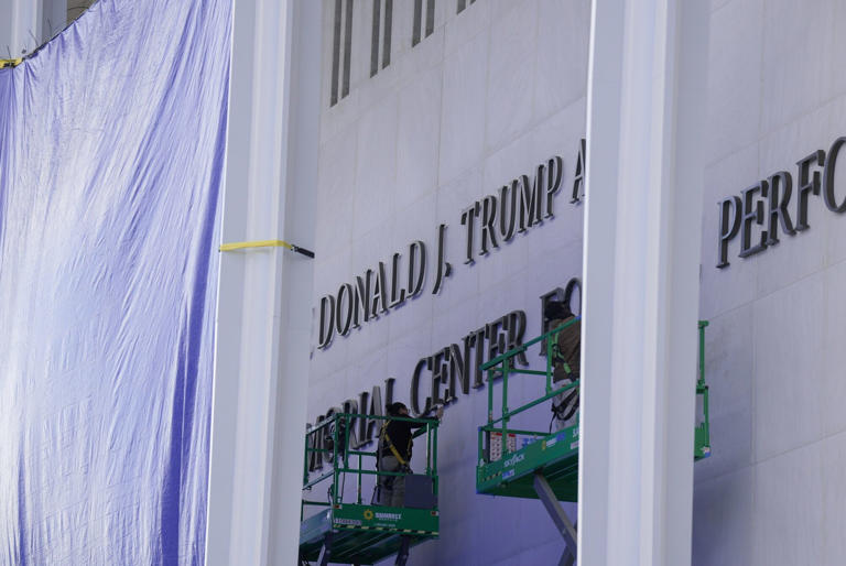 Lawmaker sues over renaming of Kennedy Center to add Trump