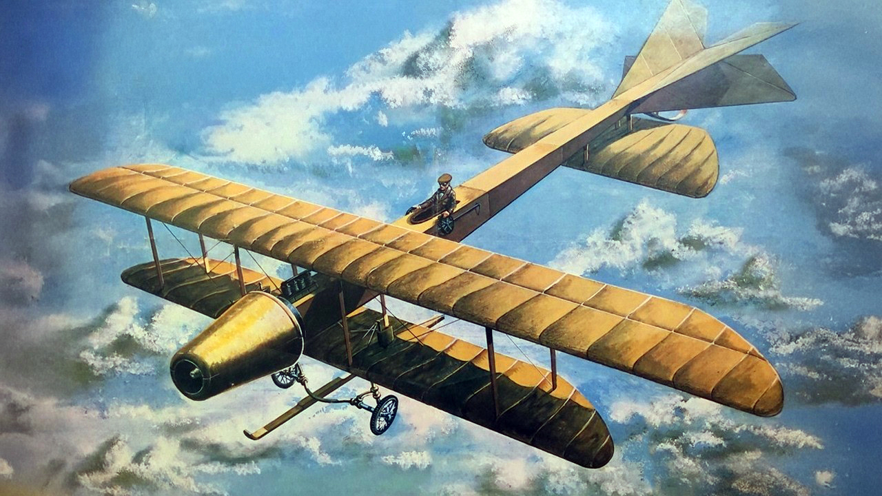 The jet powered biplane that flew in 1910
