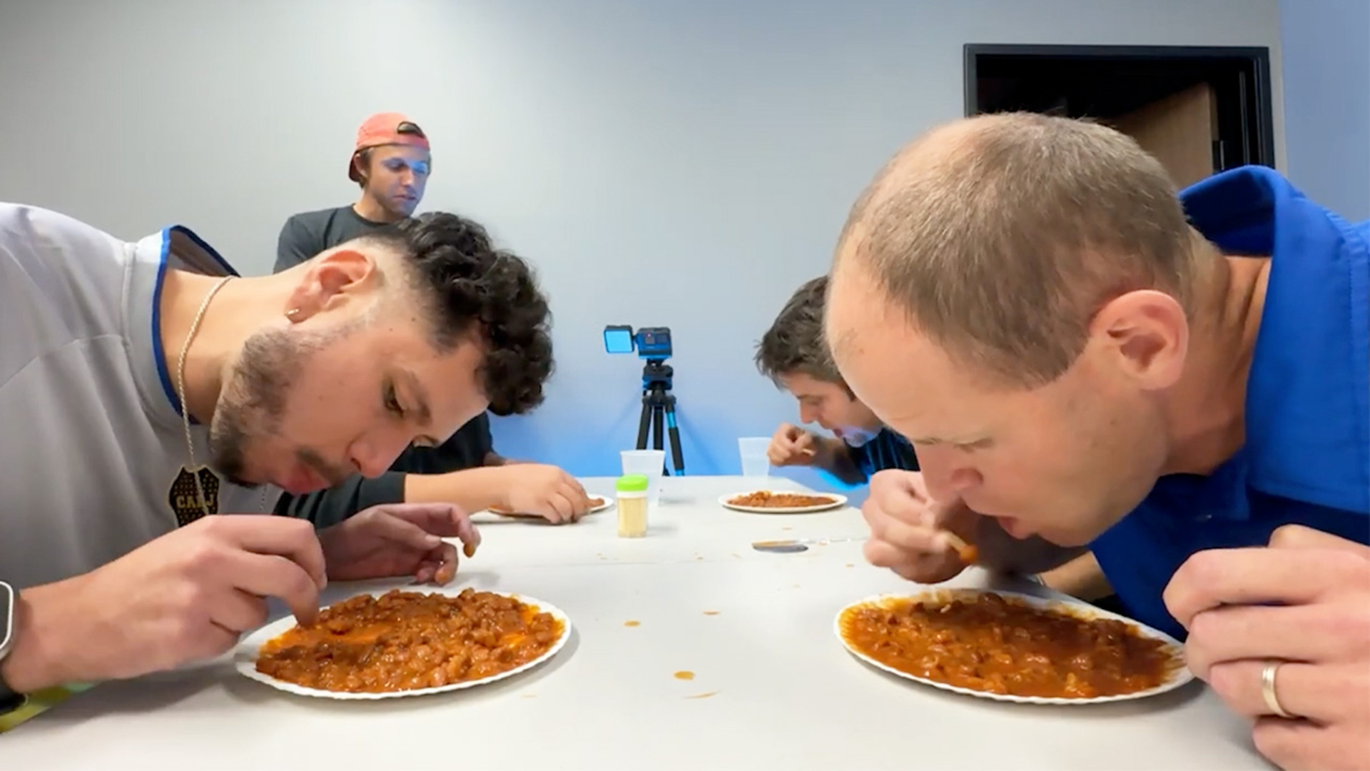 Most baked beans eaten with a cocktail stick in three minutes: 211 by ...
