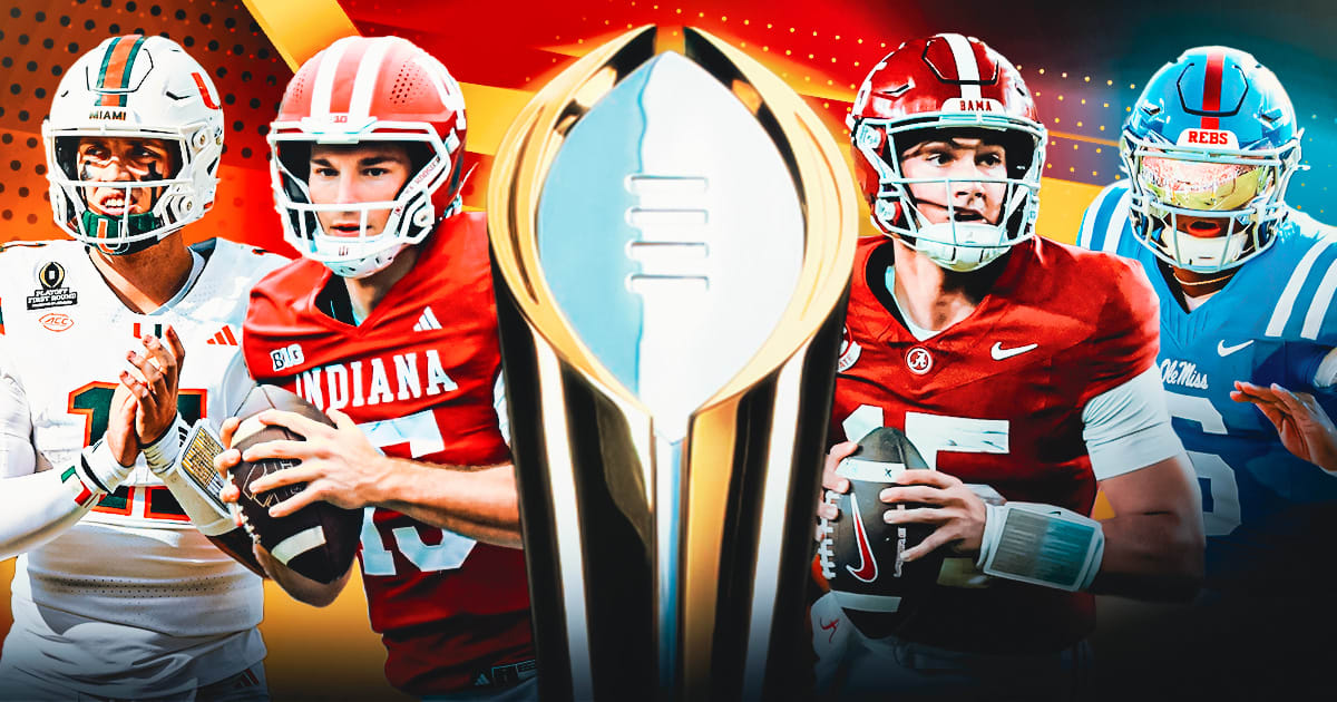 CBS Sports re-seeds the College Football Playoff bracket from No. 1 to 8