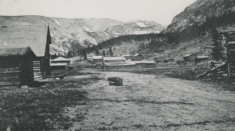 Colorado's once-thriving gold mining hub is now an abandoned ghost town