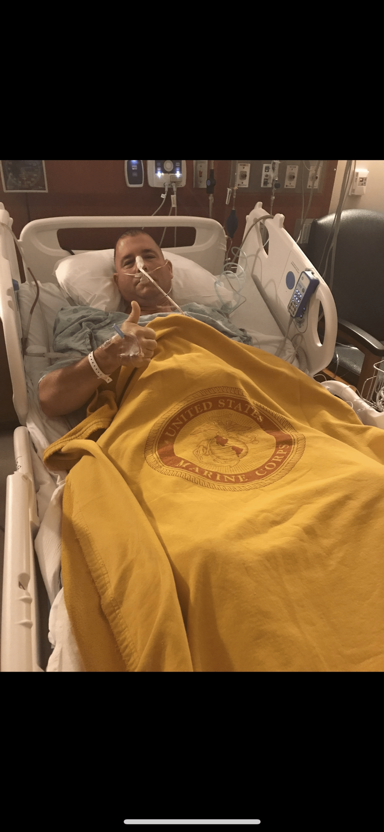 Marine, 47, had stomach removed to prevent the rare cancer that took ...