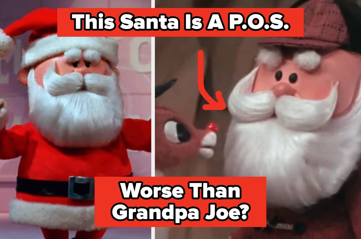 Santa from "Rudolph the Red-Nosed Reindeer" makes Grandpa Joe look like ...