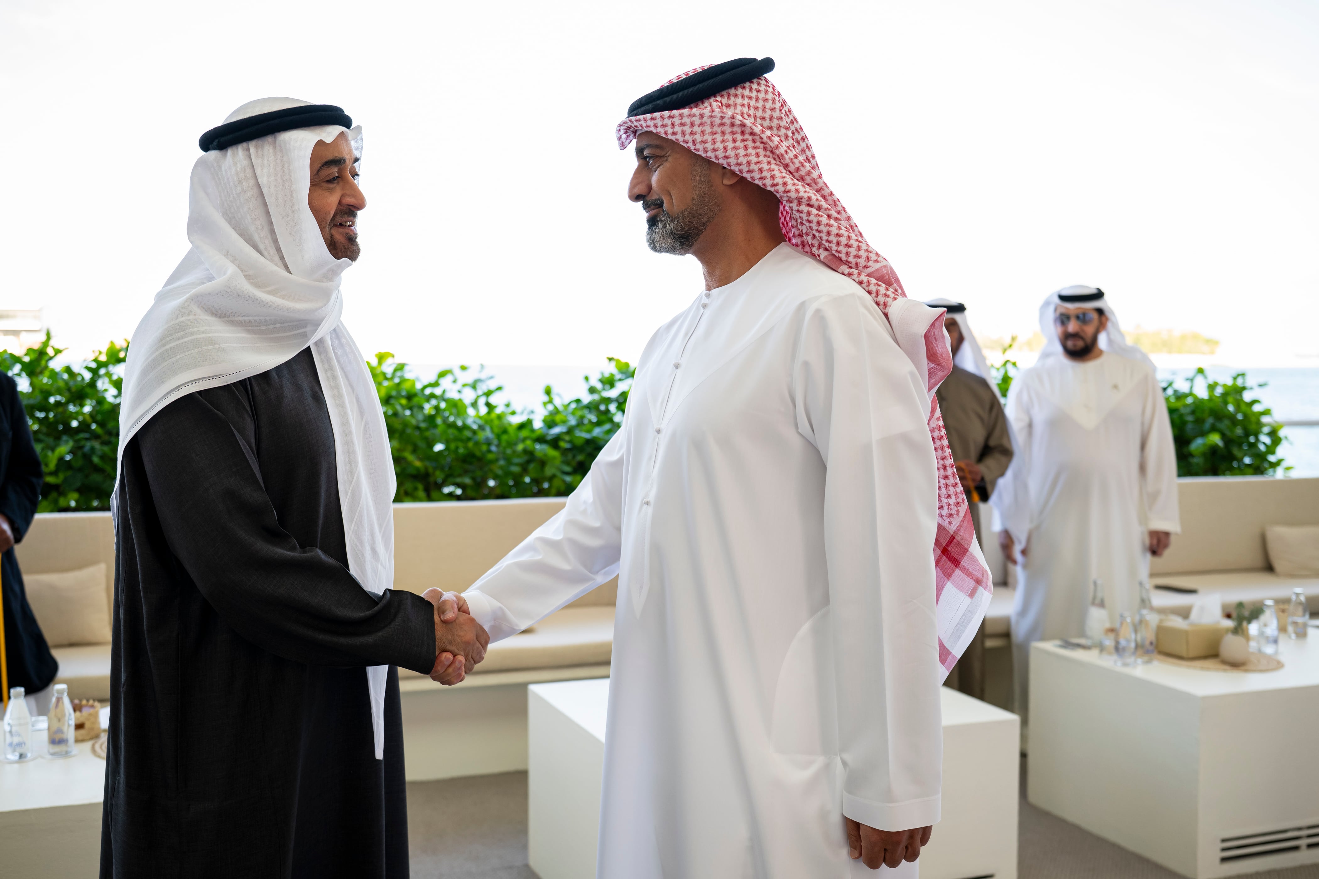 President Sheikh Mohamed meets Crown Prince of Ajman in Abu Dhabi