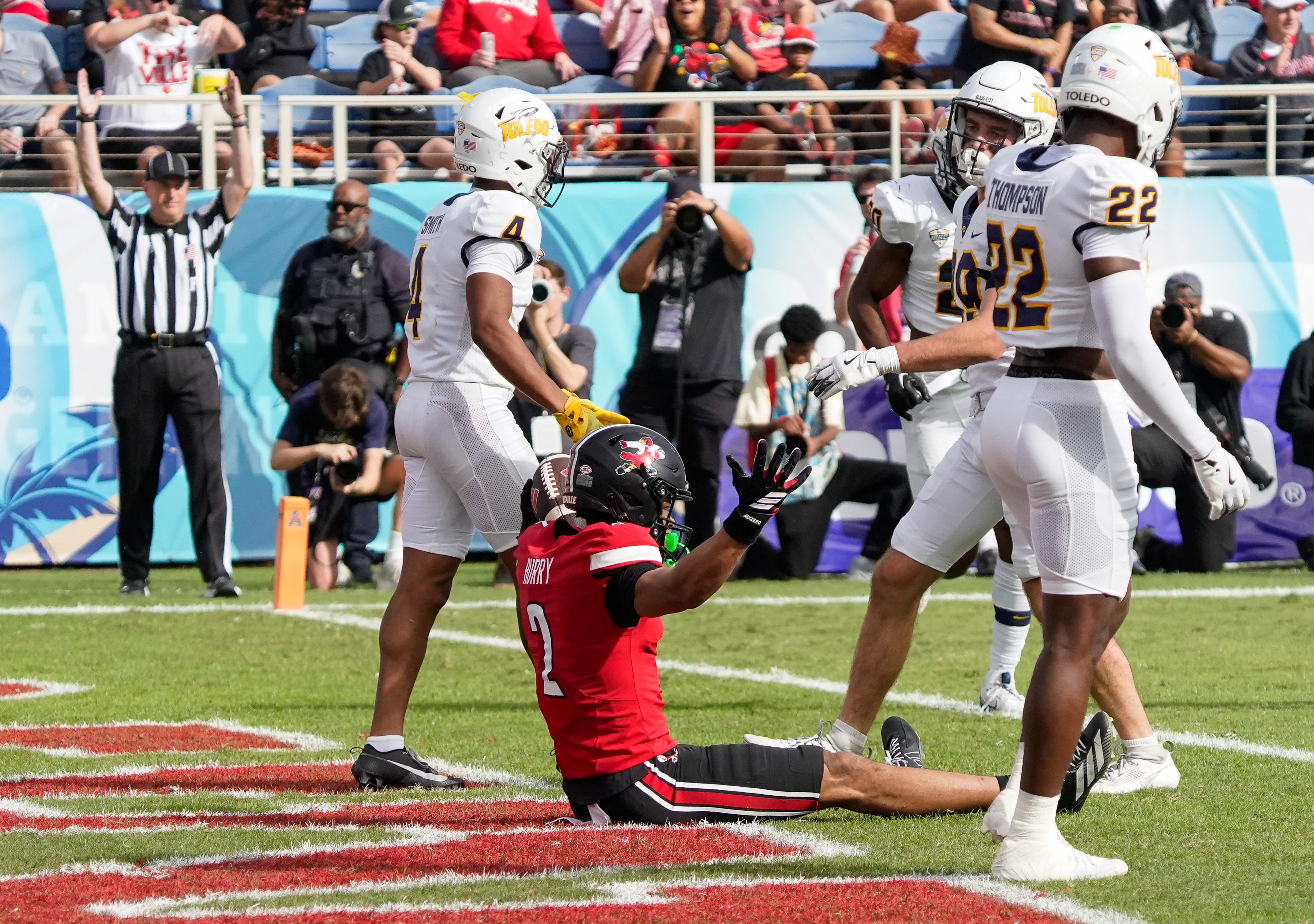 Louisville vs Toledo score today, UofL football Boca Raton Bowl game