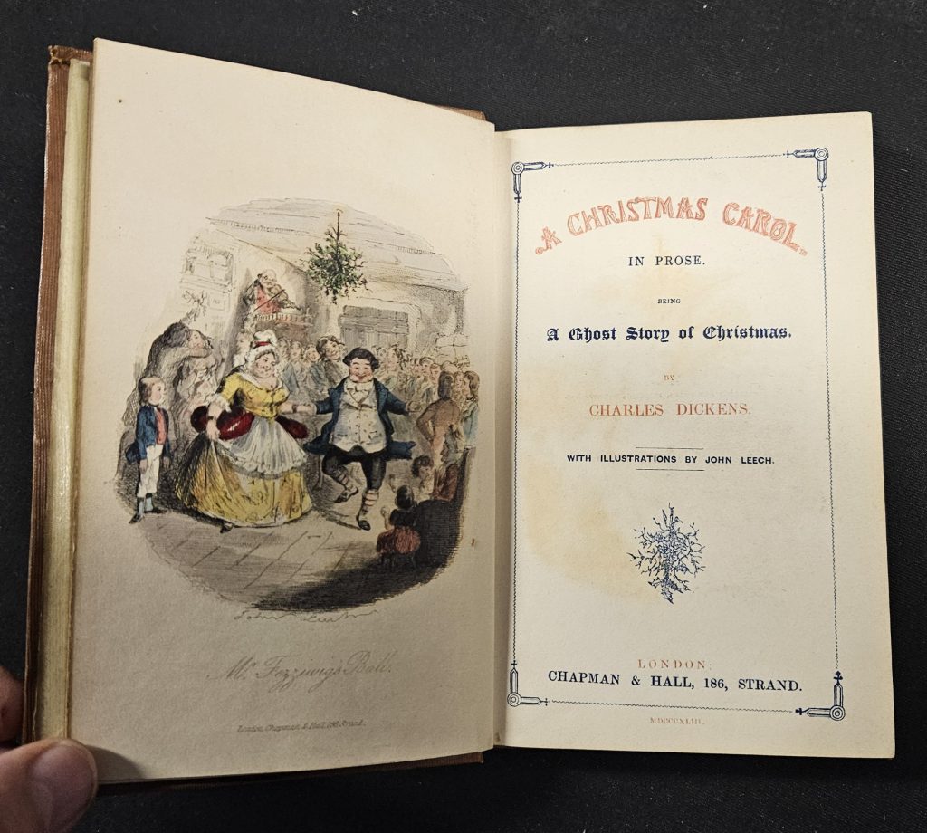 Rare first edition of Dickens' 'A Christmas Carol' up for auction