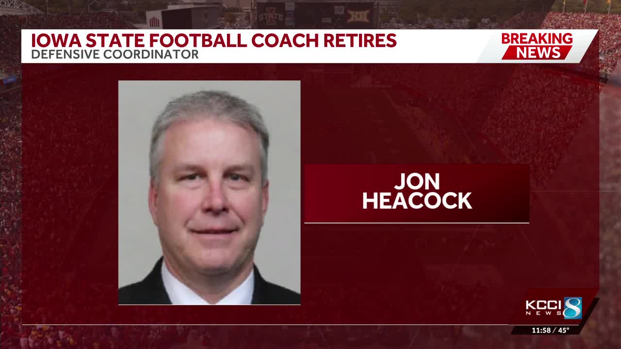 Iowa State defensive coordinator Jon Heacock retires after more than 40 ...