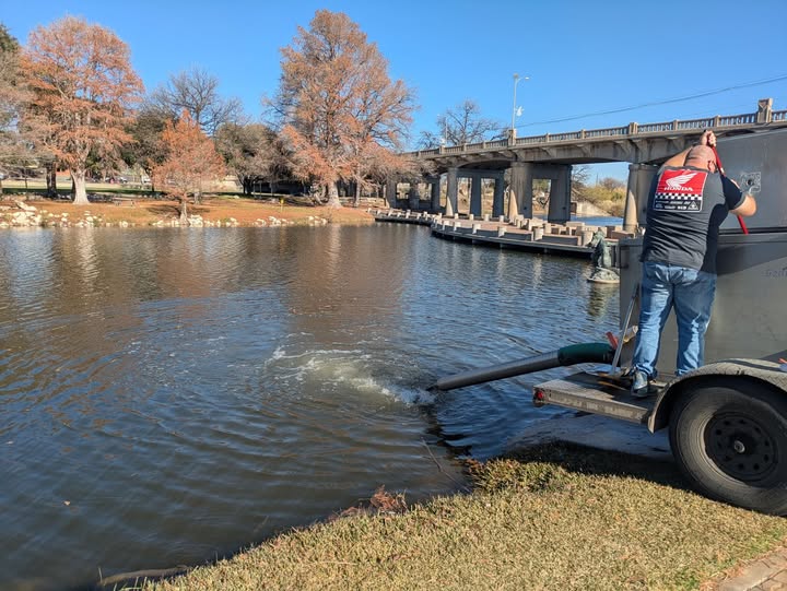 Concho River stocked with trout before Christmas