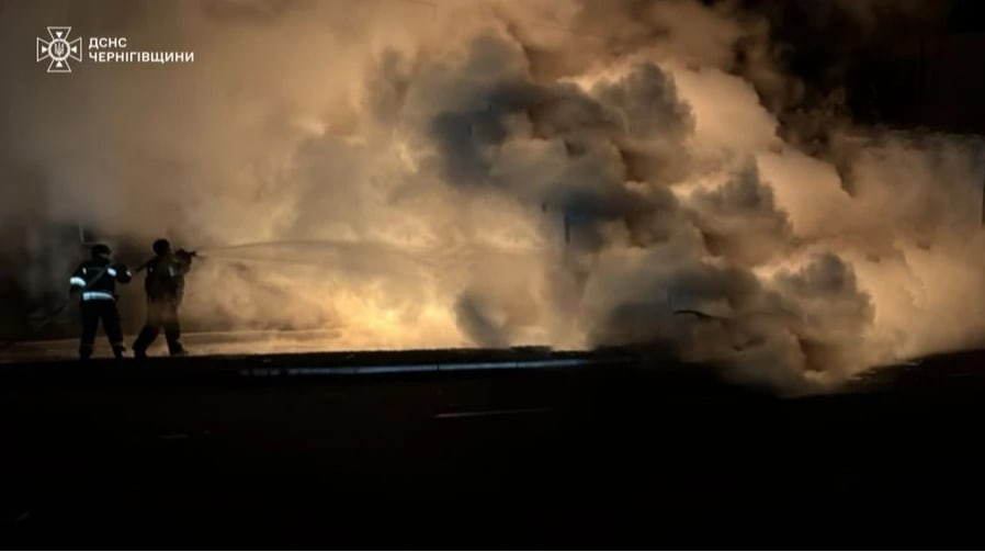 Russian drones hit high-rise residential building and energy facility ...