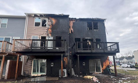 No one injured in Henrico County townhouse fire