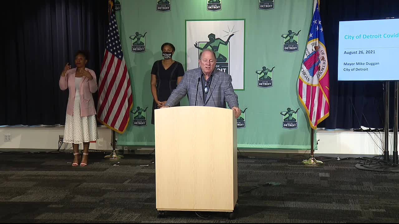 Detroit Mayor Mike Duggan gives final press conference before leaving ...