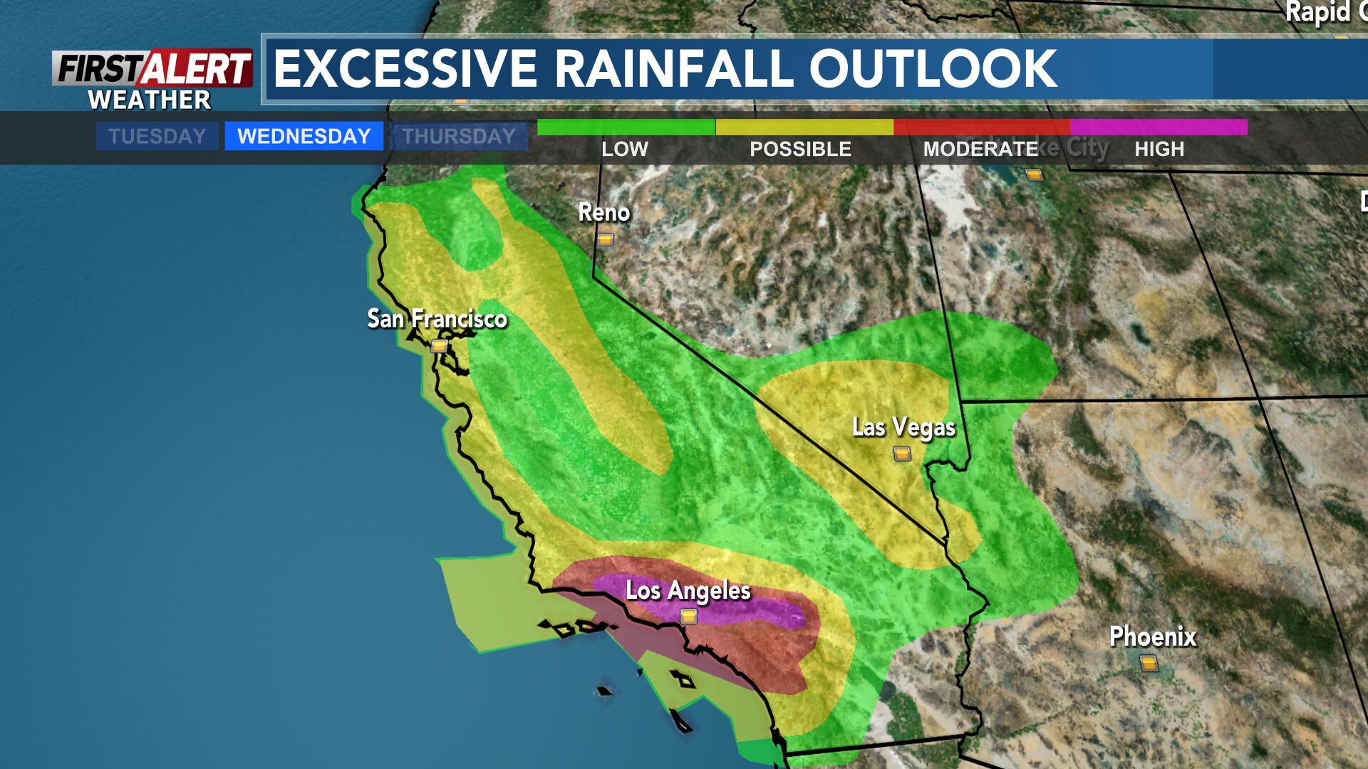 Weather extra: Atmospheric river bringing heavy rain to California