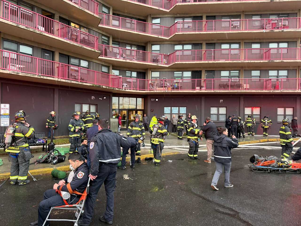 1 killed, 11 hospitalized in two-alarm Bayonne high rise fire: OEM