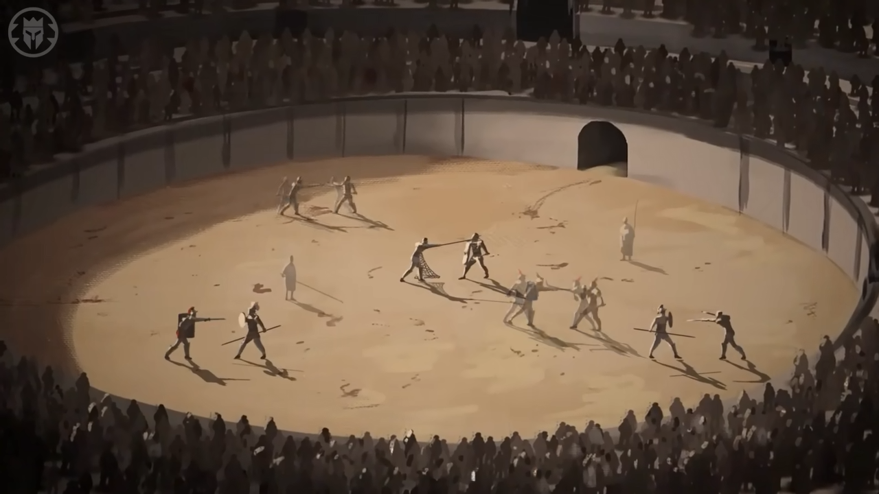 The gladiators entered the tunnel… not knowing who would walk back out