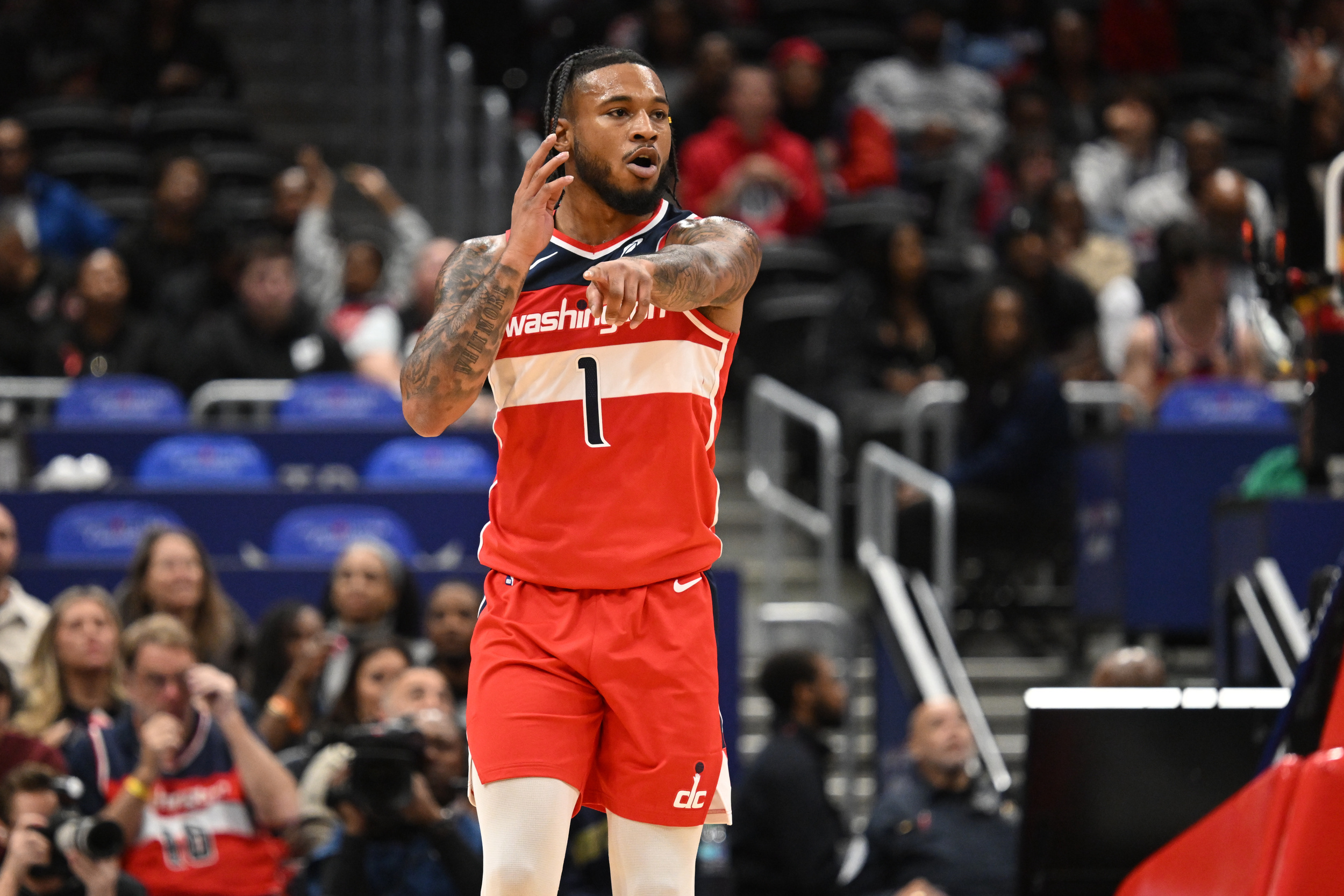 Wizards’ Cam Whitmore has blood clot, out indefinitely