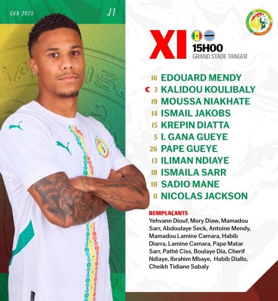 Sénégal vs Botswana – Official lineups: a PSG player on the bench