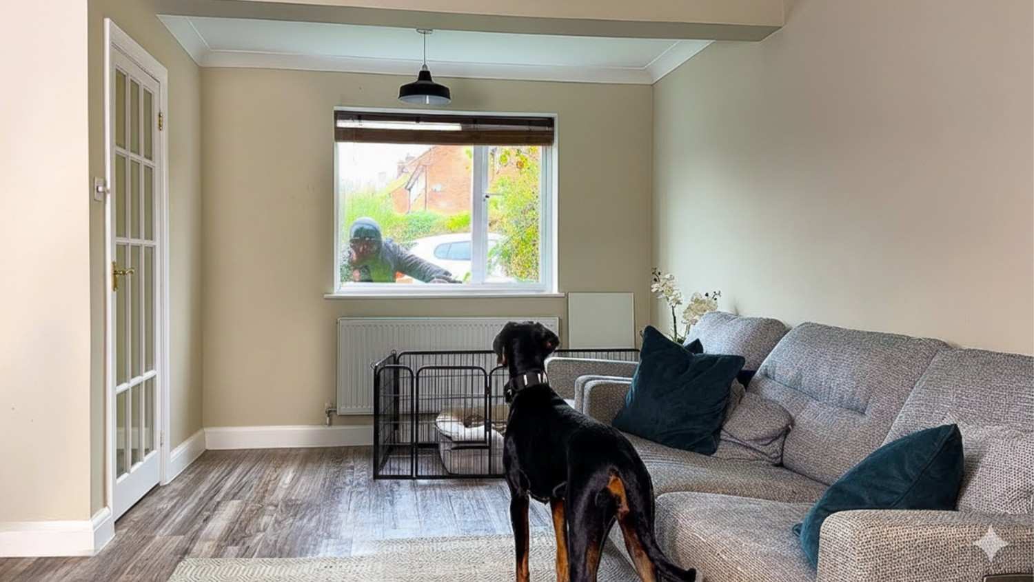 Will a Doberman protect during a home invasion?