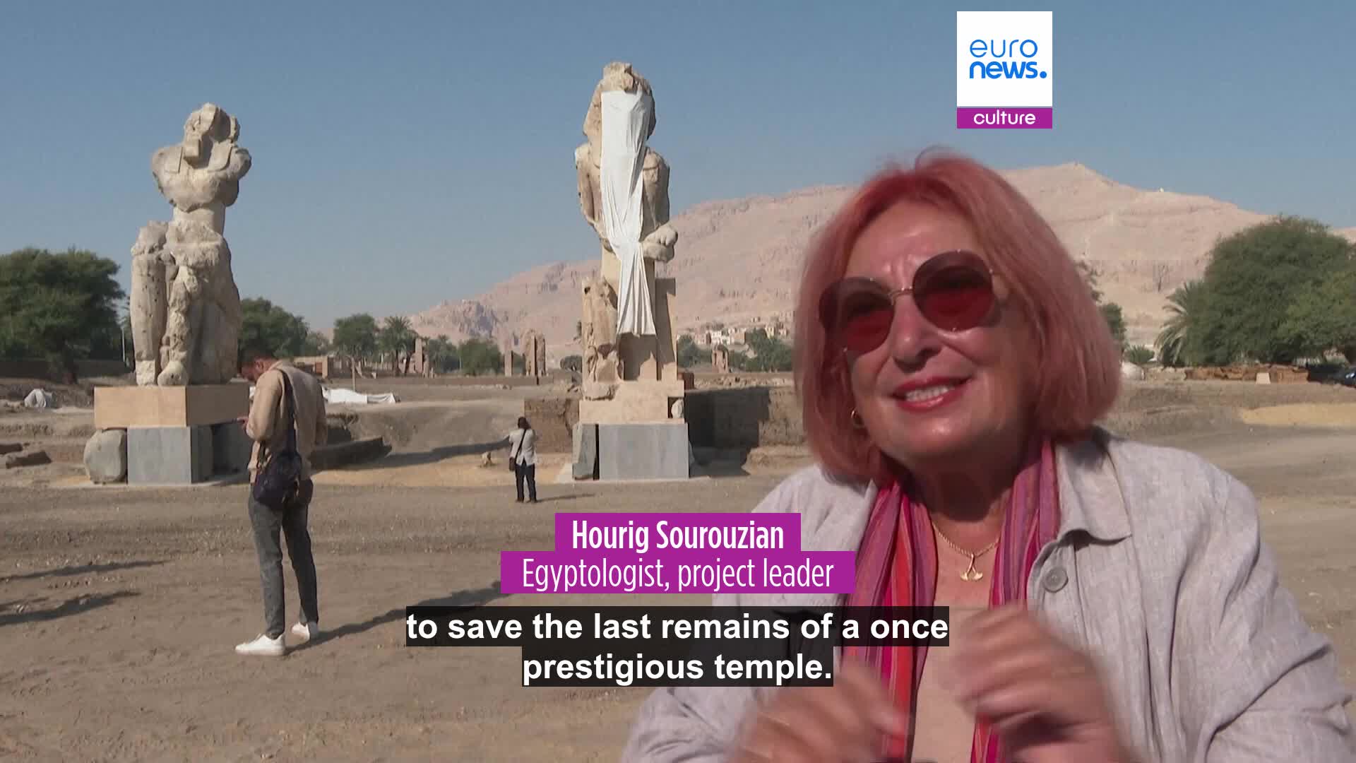 Egypt completes restoration of towering Colossi of Memnon statues