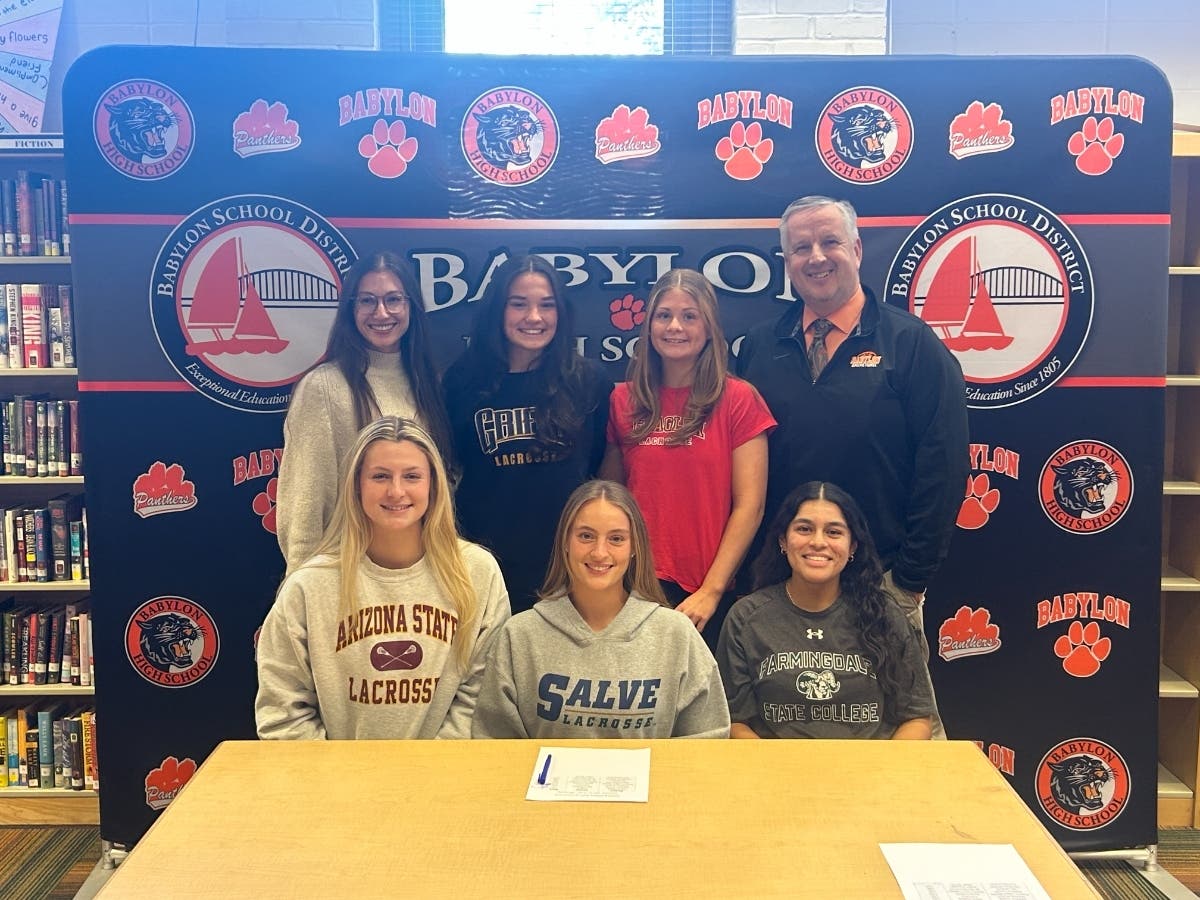 Babylon seniors take next step, commit to college sports, military service