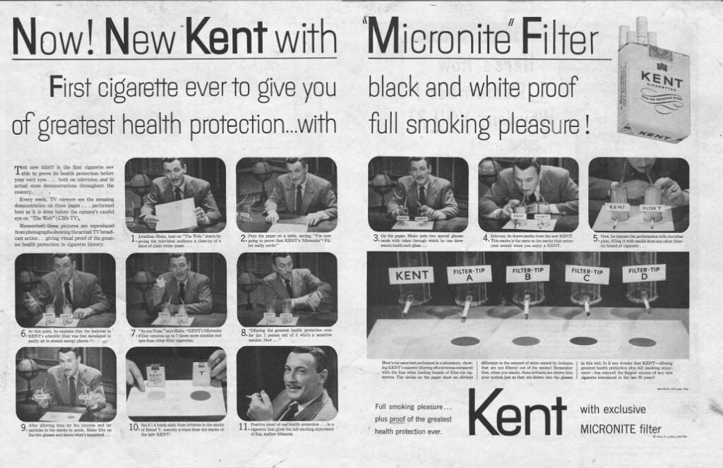 When Lung Cancer Fears Emerged in the 1950s, Kent Put a Filter on their ...