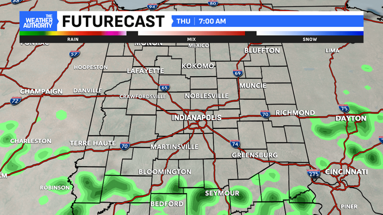 Patchy drizzle around this morning; rainy and mild for Christmas