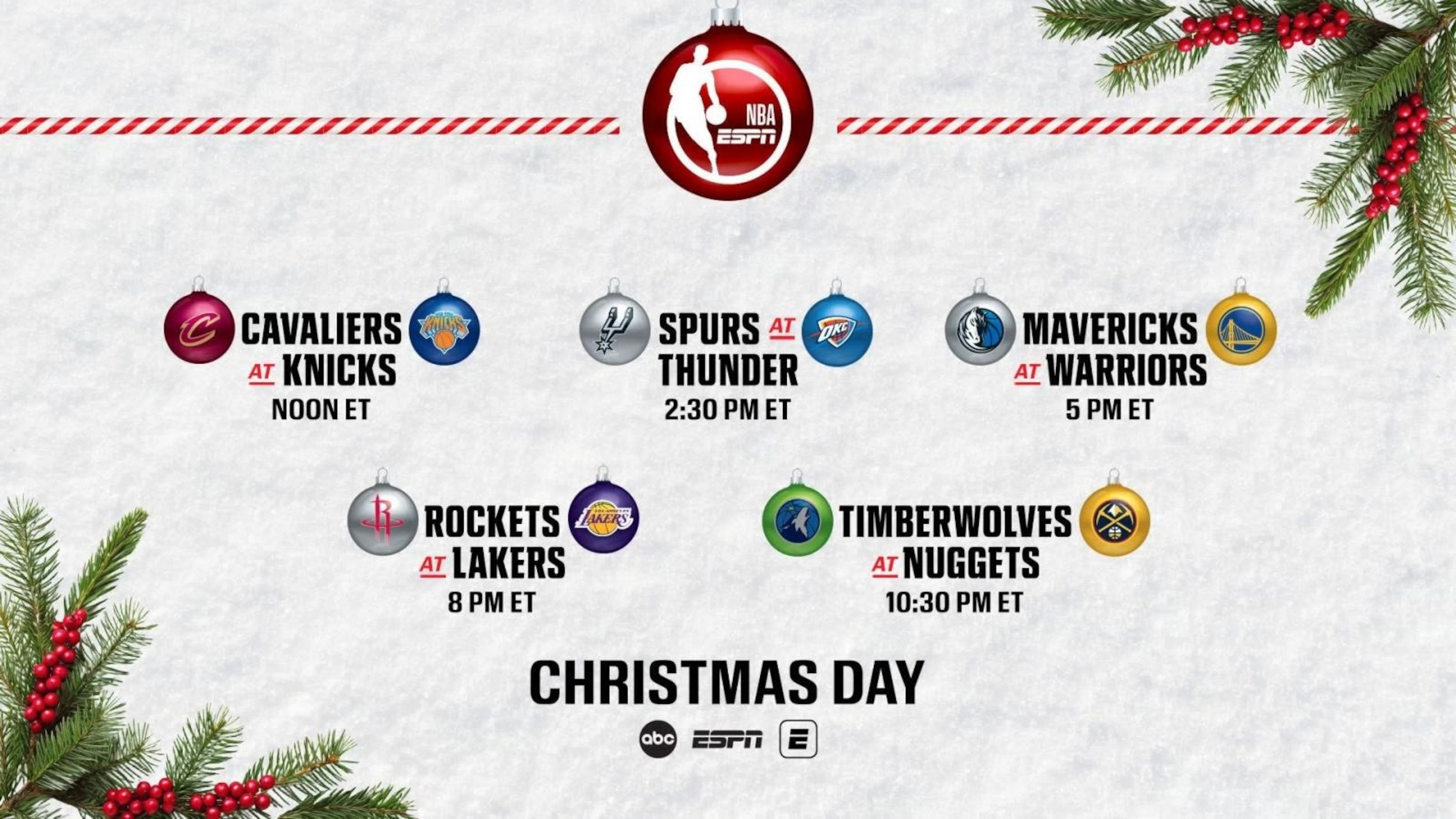 ESPN has a Christmas gift for NBA fans