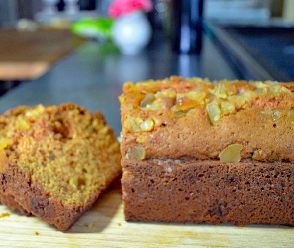 Triple ginger gingerbread loaf recipe