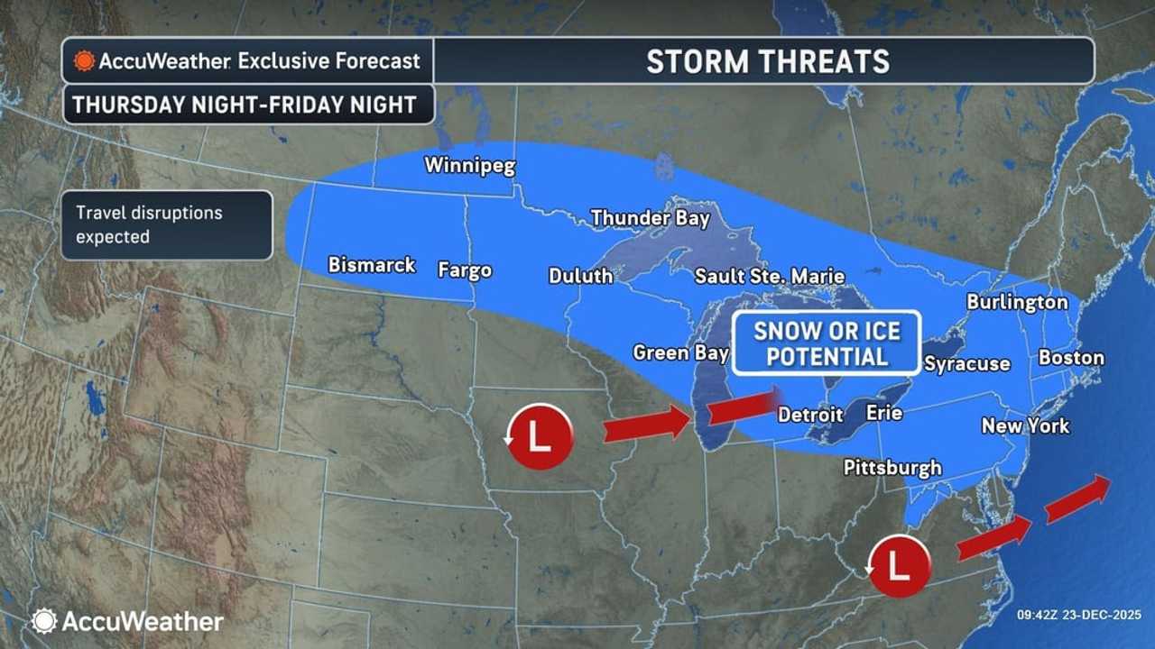 Next winter storm expected to arrive right after Christmas: First look ...