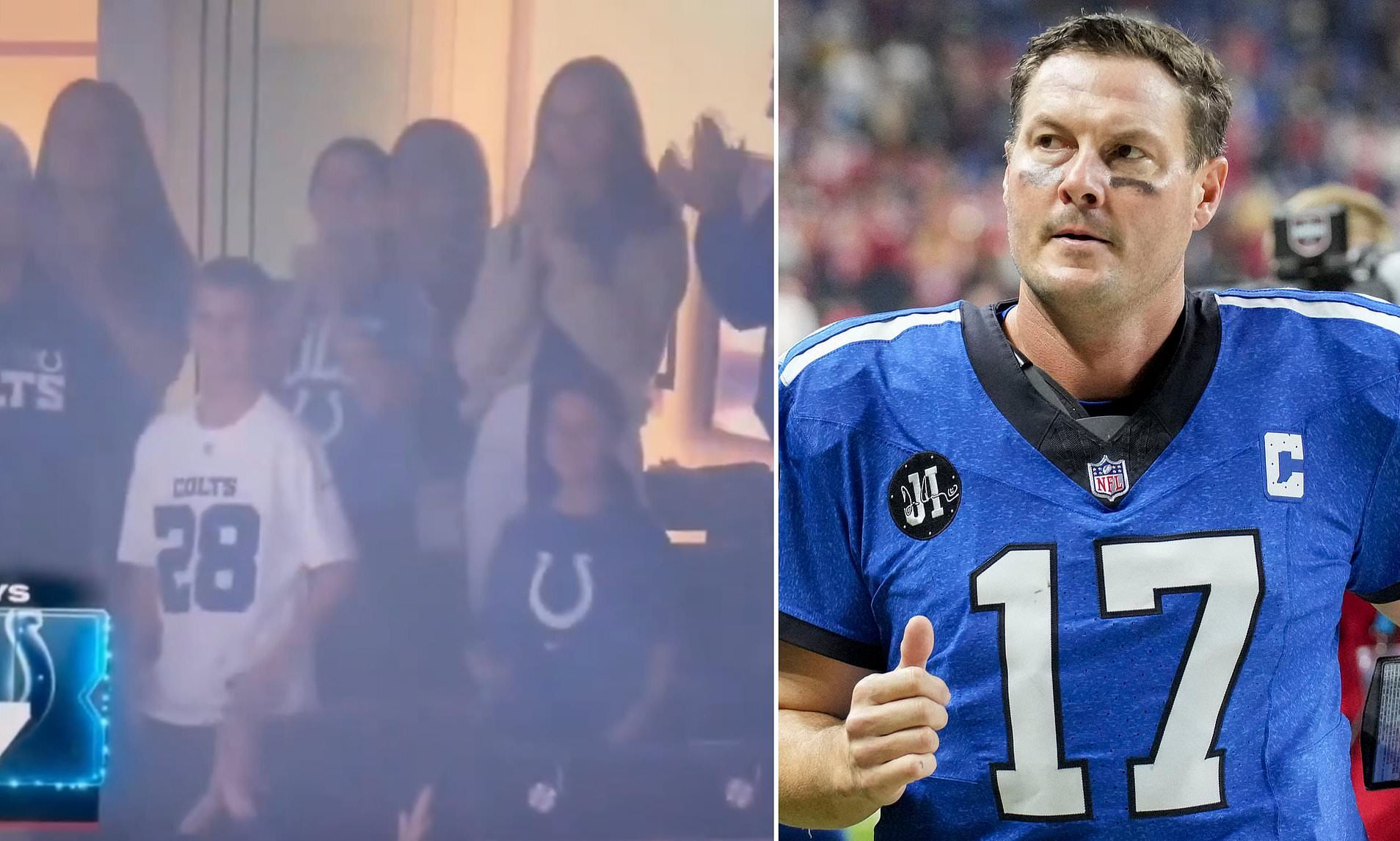 Philip Rivers' wife and 10 kids take up their own suite as 44-year-old ...