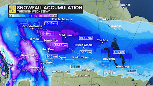 Back-to-back storms bring messy holiday weather to the Prairies