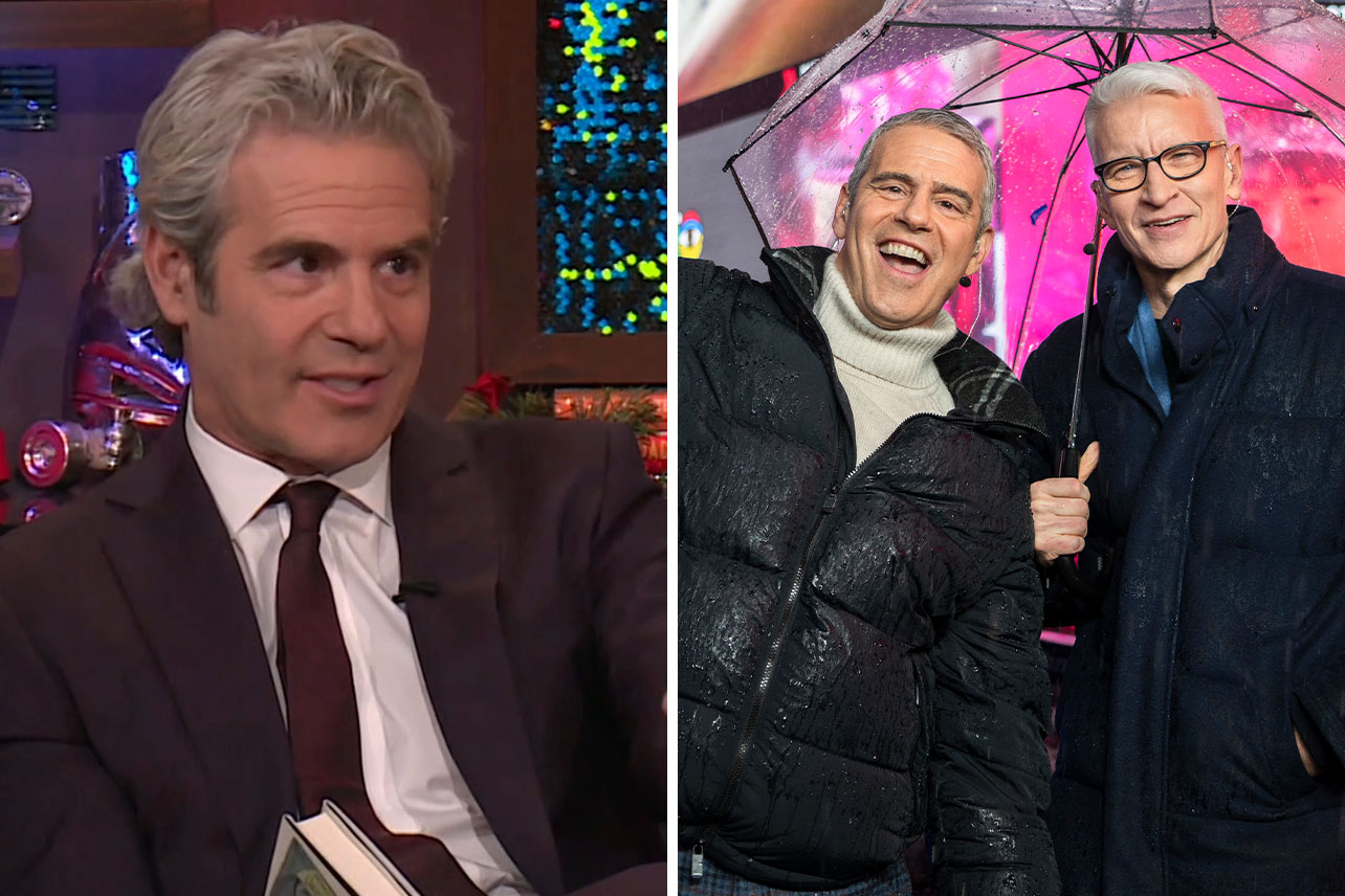 Andy Cohen confirms that he and Anderson Cooper will be drinking on New ...