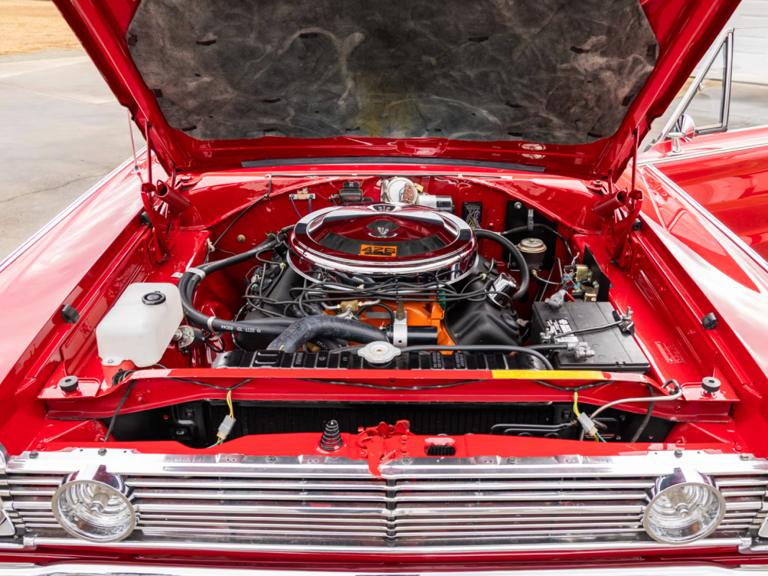1966 Plymouth Satellite with iconic 426 Hemi V8 showing 84 miles heads ...
