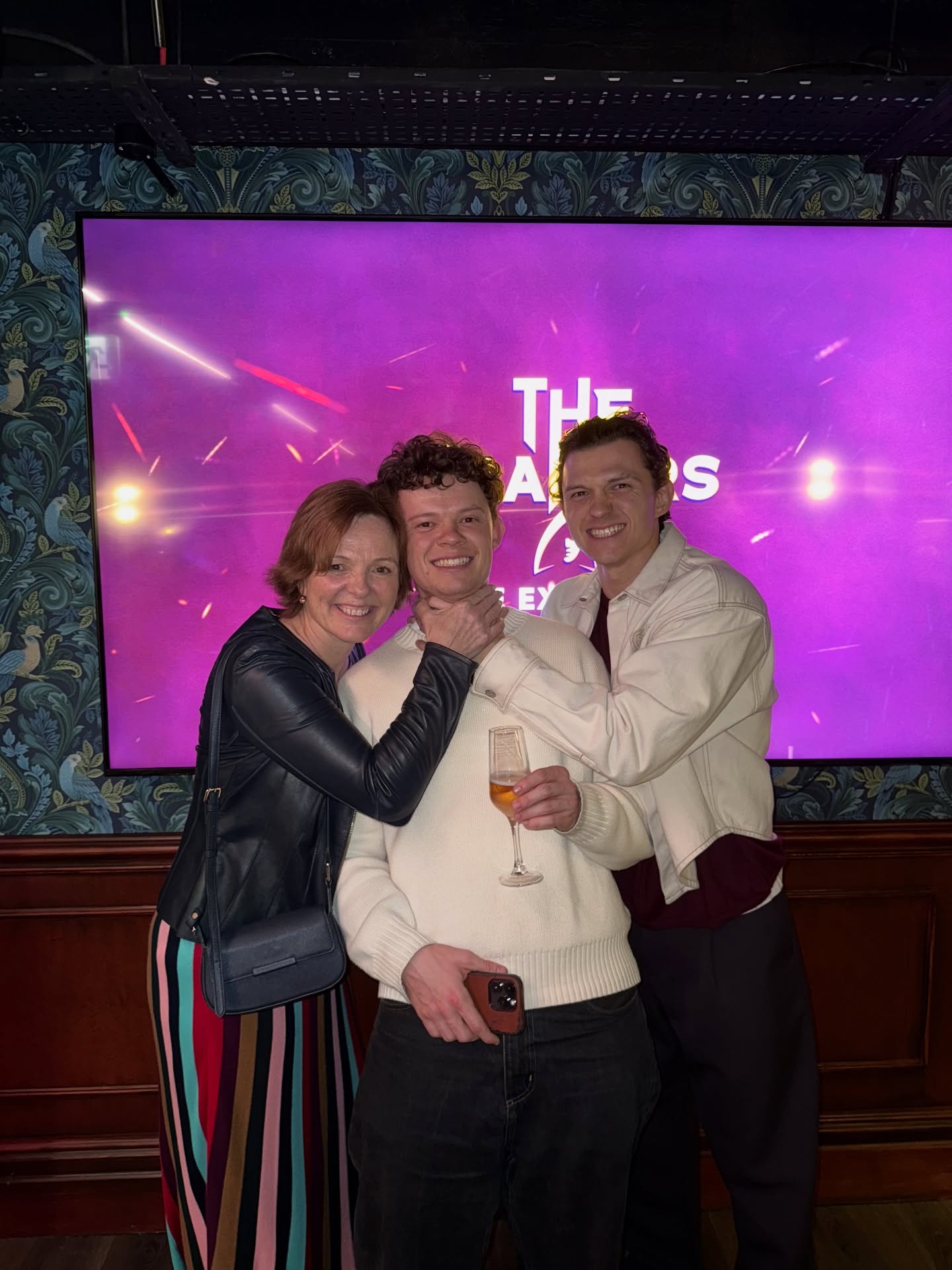 Zendaya poses for sweet family photo with fiancé Tom Holland and actor ...