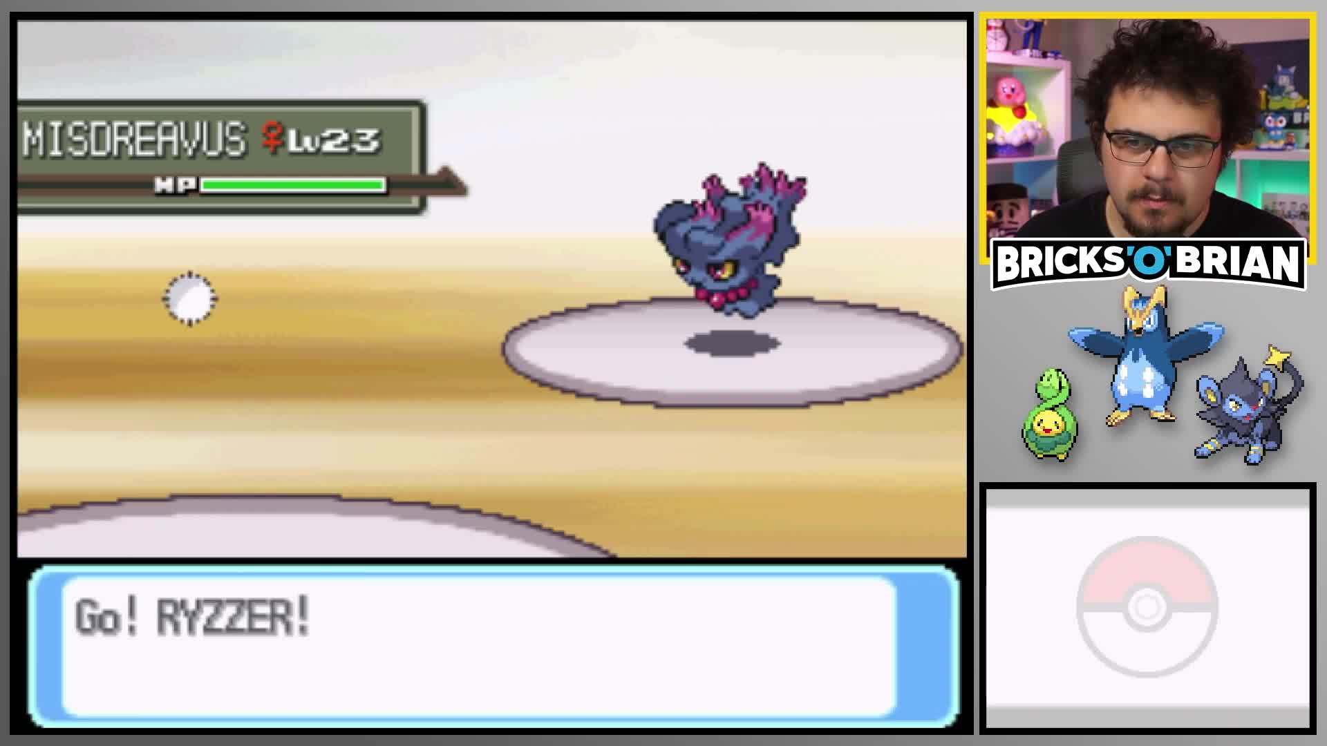 Terrifying gym battle! - Pokemon Platinum playthrough with Bricks 'O' Brian
