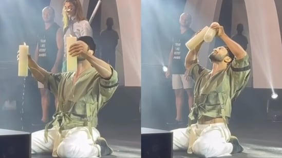 Vidyut Jammwal pours hot candle wax on his face in unseen video, calls ...