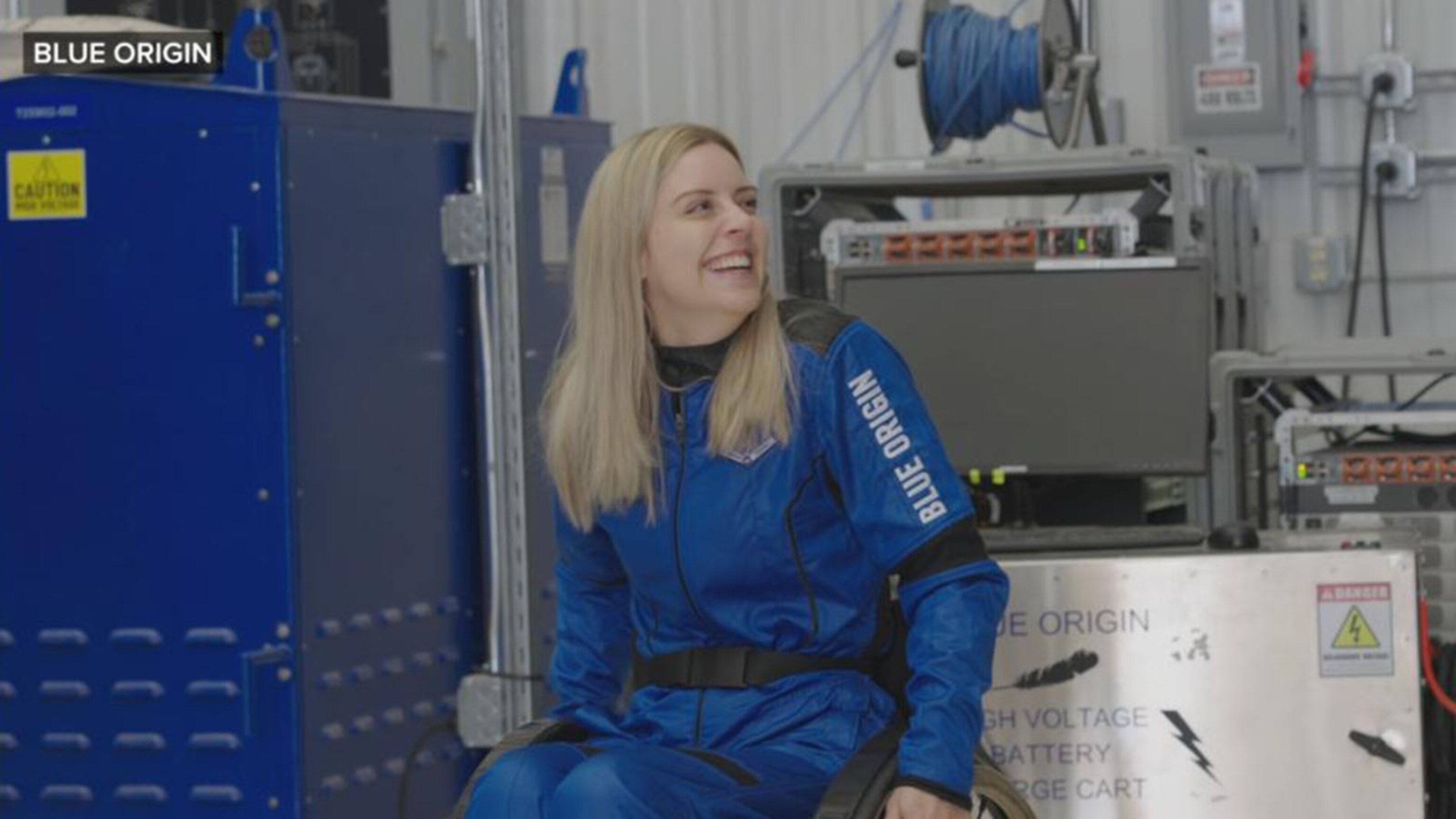 Blue Origin launches 1st wheelchair user into space